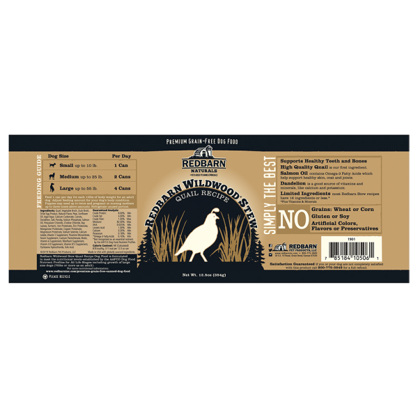 Redbarn Quail Recipe Wildwood® Stew - West Warwick, RI - Fall River, MA ...