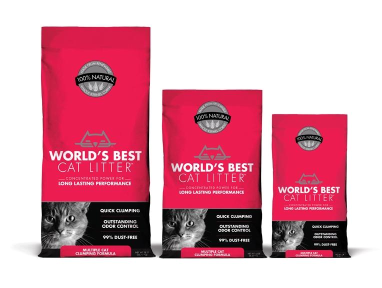 World's Best Multiple Cat Clumping Formula Cat Litter - West Warwick ...