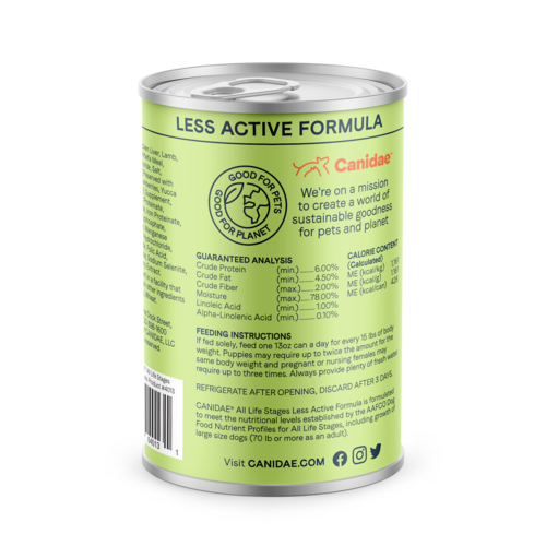 CANIDAE® All Life Stages Less Active Formula with Chicken, Lamb & Fish ...