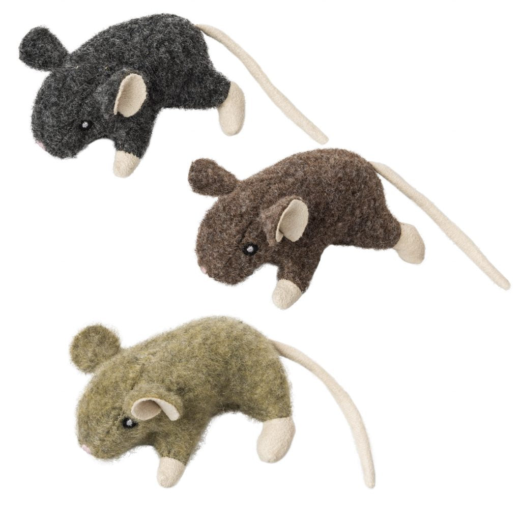 Ethical Products Cat Wool Mouse Willie With Catnip Assorted Cat Toy ...