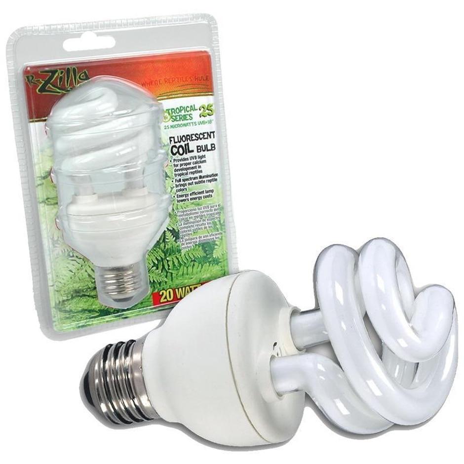 Zilla Tropical 25 UVB Fluorescent Coil Bulb - West Warwick, RI - Fall ...